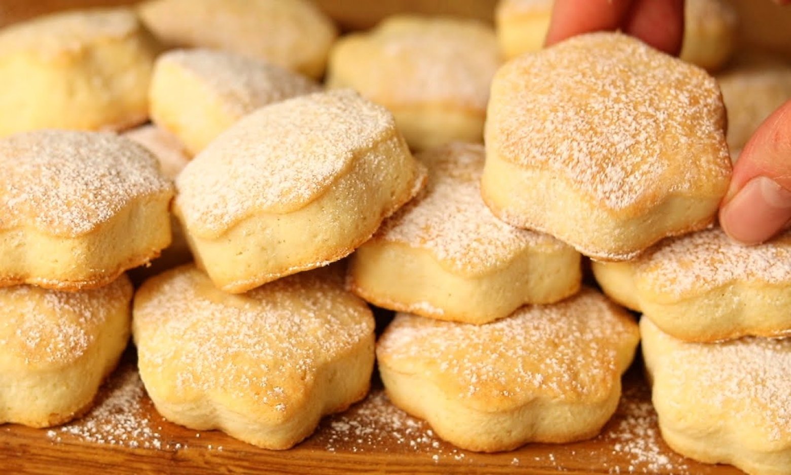 Как приготовить печенье на сметане - рецепт выпечки из трех ...